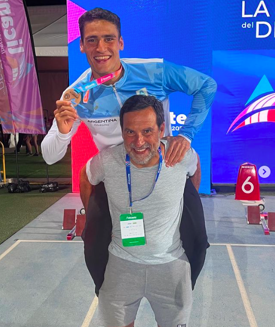 Franco Florio: Récord nacional de 100 metros y medalla de plata en el ...